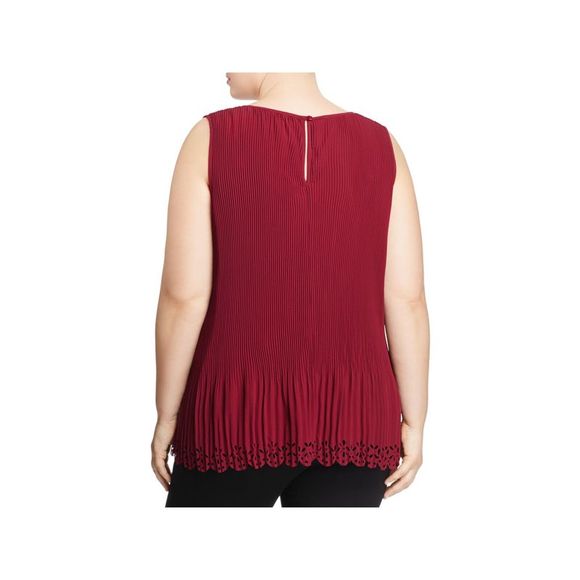 CUPIO CURVY | Tops | Cupio Curvy Womens Maroon Keyholeback Sleeveless ...